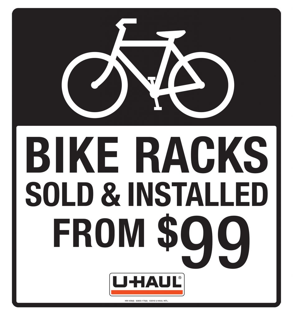 Bike Rack Sign - My U-Haul StoryMy U-Haul Story