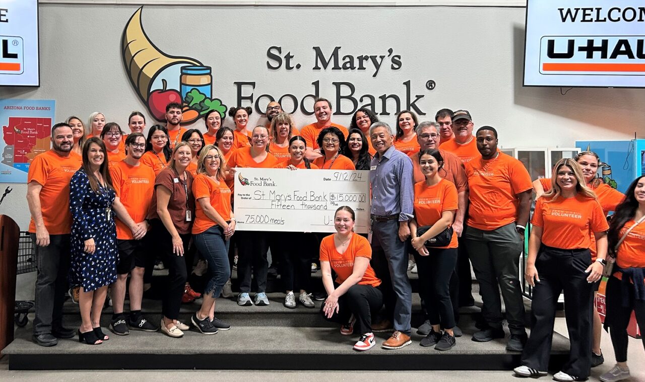 U-Haul and St. Mary’s Food Bank “Go Orange” for Hunger Action Month ...