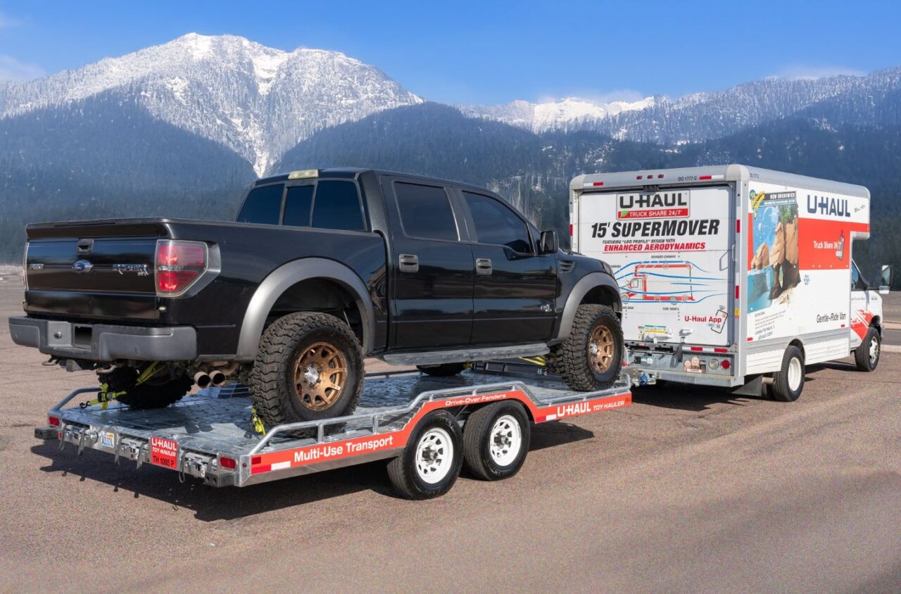 U-Haul Toy Hauler is a New Flatbed Trailer that Changes the Towing Game | My U-Haul Story